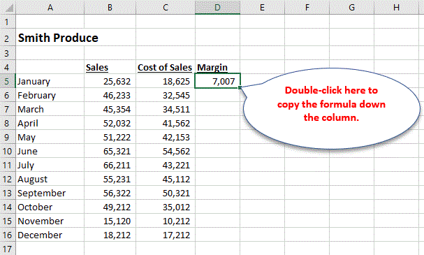 Excel Tip: Quick Fill Down – I Teach Accounting Information Systems