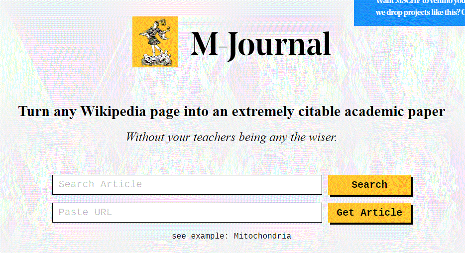 Fool the prof — Make any Wikipedia article look like a legitimate ...